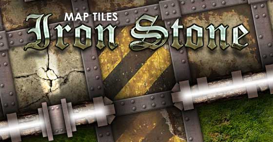 Iron Stone Map Tiles - Studio WyldFurr