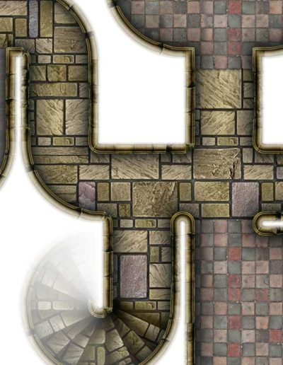 Dungeon Map Tiles V - Studio WyldFurr