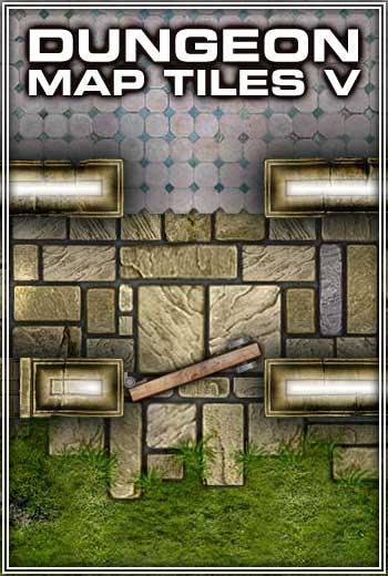 Dungeon Map Tiles V - Studio WyldFurr