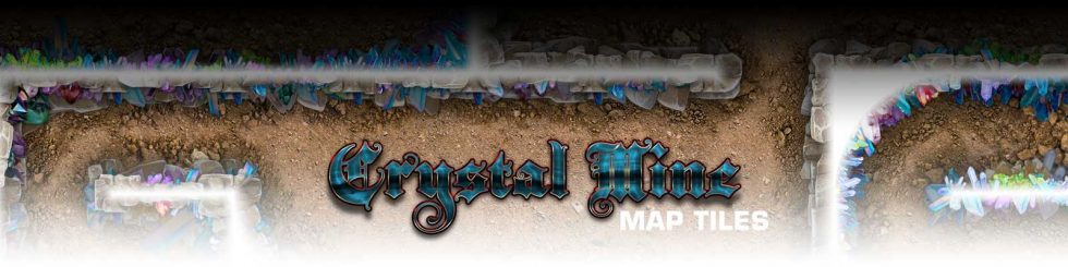 Crystal Mine Map Tiles - Studio WyldFurr