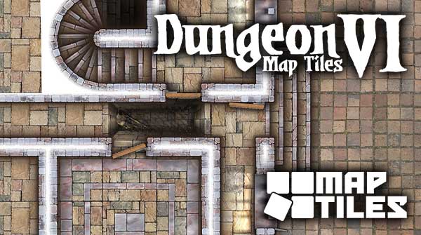 Dungeon Map Tiles VI - Studio WyldFurr